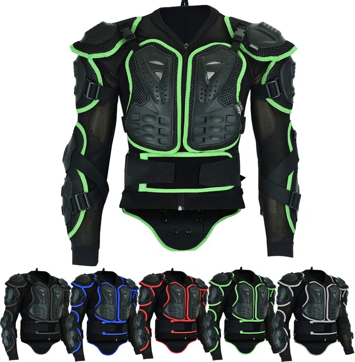 VASTER Men’s Motorcycle Body Armor Safety Protective Spine Protector ...