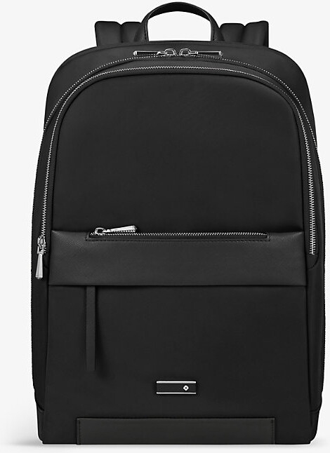 Samsonite Womens Black Zalia Logo-badge Nylon Backpack - ShopStyle