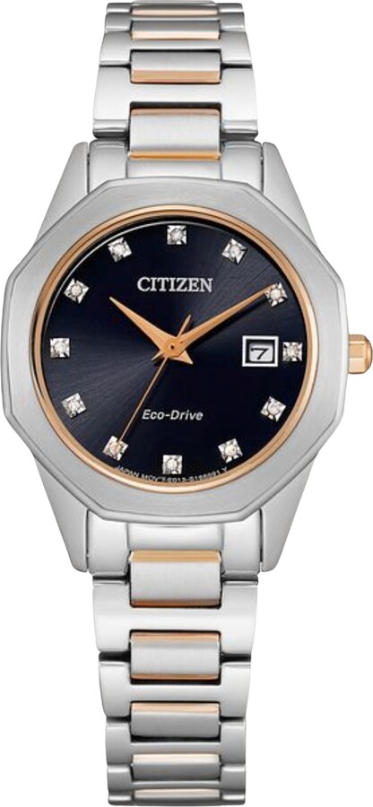 Citizen Corso Diamond Accent Eco-Drive Bracelet Watch, 28mm - ShopStyle