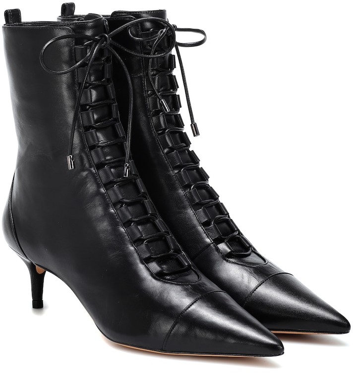 Alexandre Birman Millen 50 leather ankle boots - ShopStyle