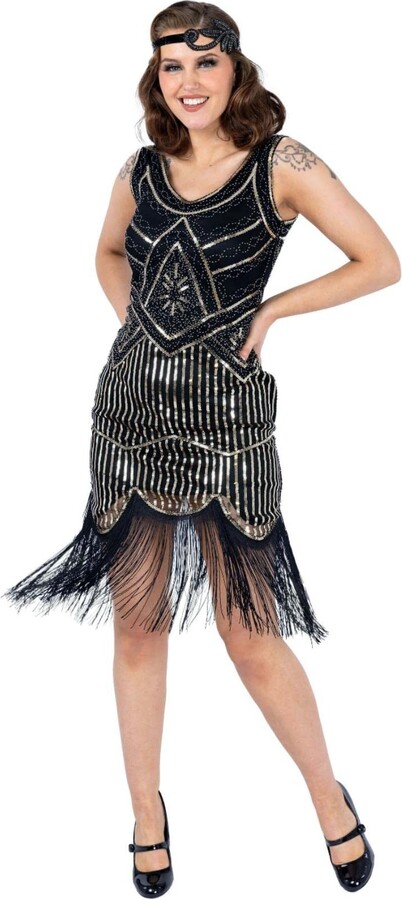 Ro Rox Great Gatsby 1920's Cocktail Party Sequin Tassel Flapper Dress ...
