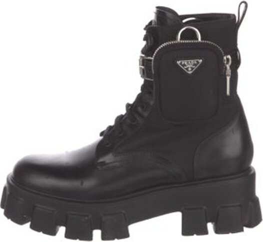 Prada Combat Boots - ShopStyle
