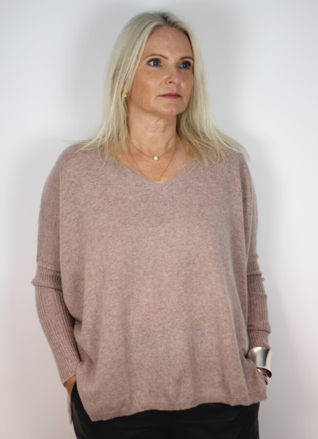 Not Shy Faustine Jumper Light Fawn - ShopStyle Knitwear