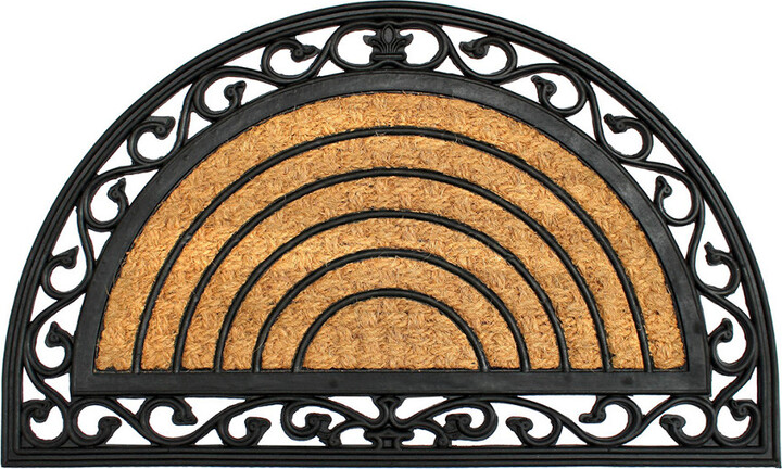 Master Weave Coir Half-Round Irongate Doormat - ShopStyle Round Rugs