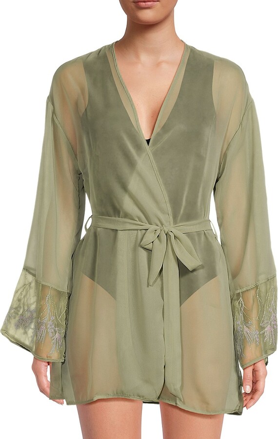 Cosabella Kalahari Drop Shoulder Sheer Robe - ShopStyle