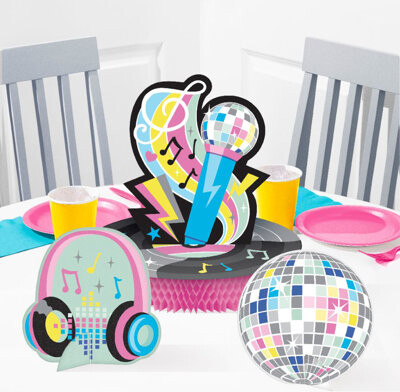 Creative Converting Birthday Beats Disco Party Honeycomb Centerpieces ...