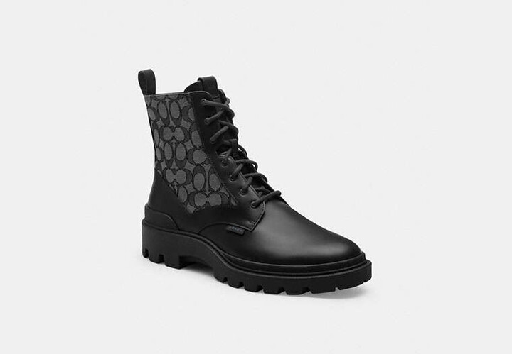 Coach Outlet Charlie Boot In Signature Jacquard - ShopStyle