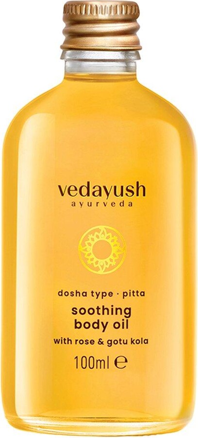 Vedayush Soothing Body Oil with Rose & Gotu Kola 100ml - ShopStyle