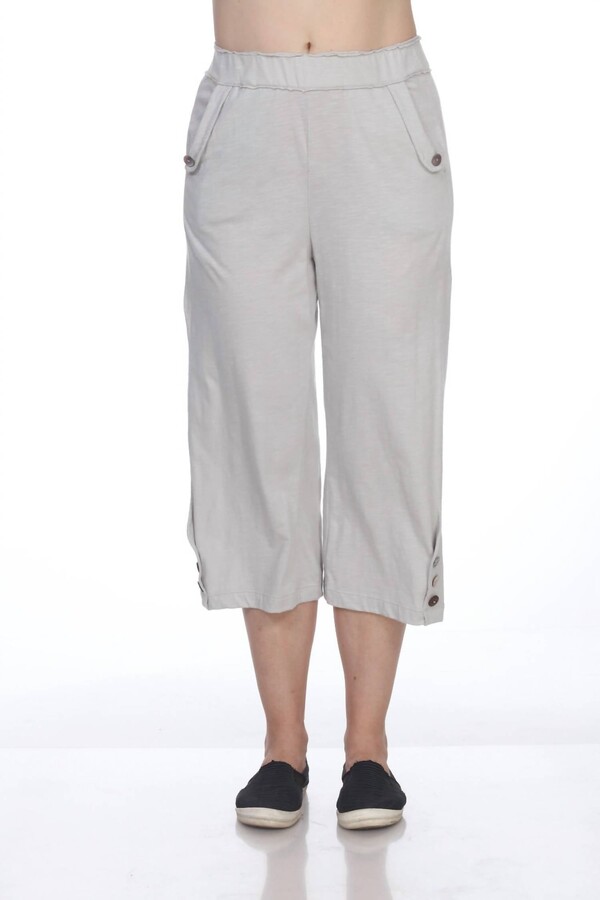 Neon Buddha Bolivia Capri In Cement - ShopStyle Cropped Pants
