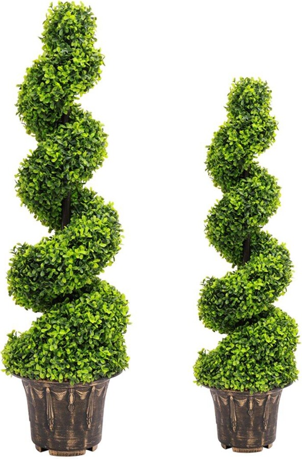Living and Home 90Cm Faux Boxwood Topiary in Planter - ShopStyle Garden ...