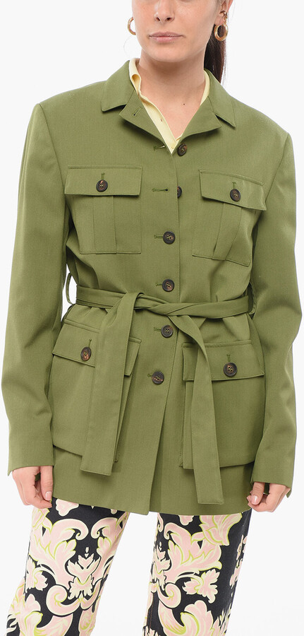 Golden Goose Belted Field Sahariana Jacket - ShopStyle