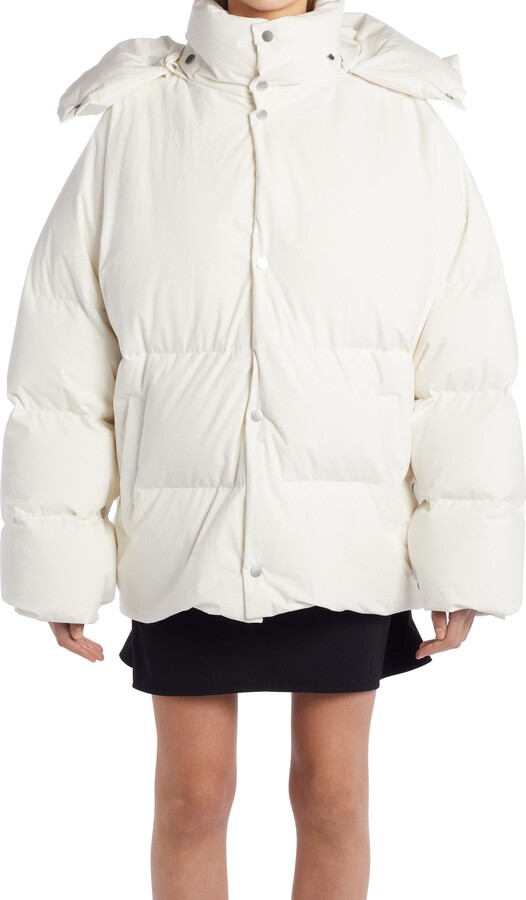 Bottega Veneta Frosted Cotton Poplin Puffer Jacket - ShopStyle