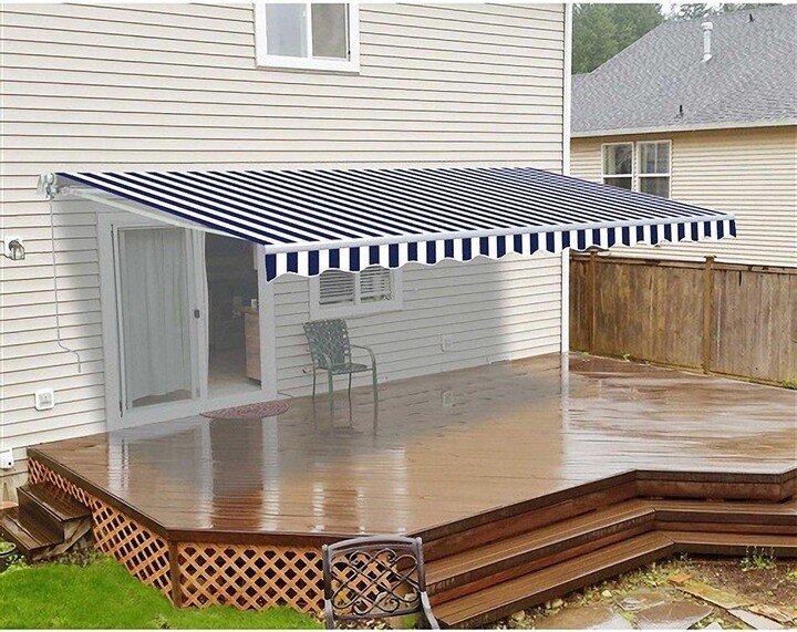 Living and Home 3.5m W x 3m D Retractable Patio Awning - ShopStyle Fire ...