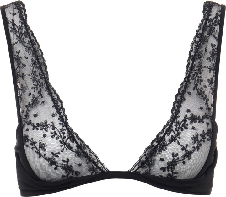 NNIDE - Nox Black Lace Bra - ShopStyle