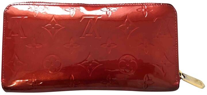 Louis Vuitton red Patent leather Wallets - ShopStyle