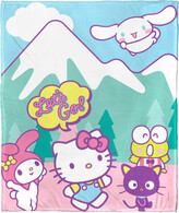 DOBA Hello Kitty, Mountain Adventure Aggretsuko Comics Silk Touch Throw ...