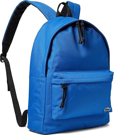 Lacoste Classic Backpack with Croc Logo (Sloe/White) Backpack Bags ...