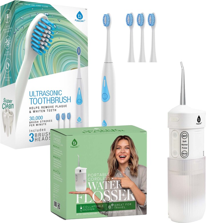 Pursonic Portable Sonic Toothbrush & Travel-Ready Water Flosser - ShopStyle Deodorant