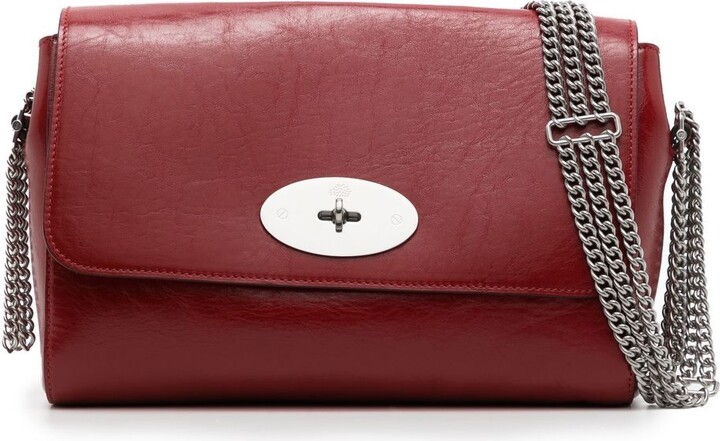 Mulberry medium Lily chain-link shoulder bag - ShopStyle