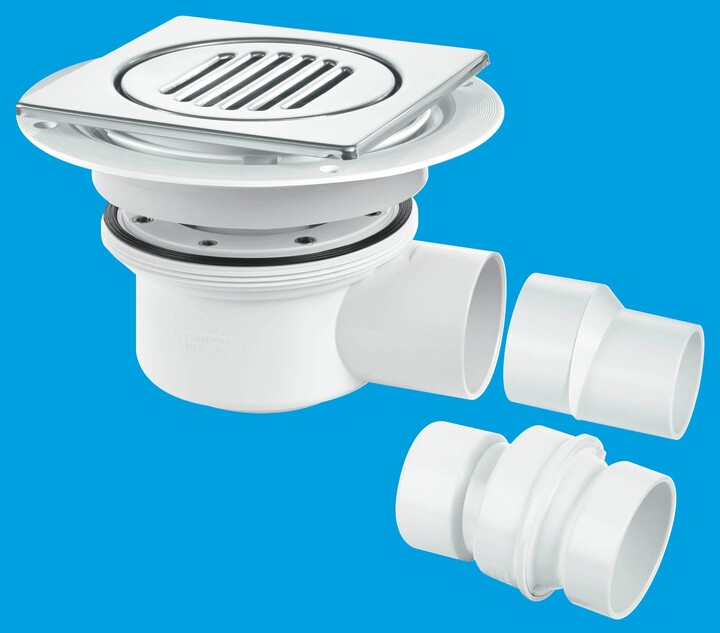 McAlpine TSG52-T150SS Two Piece 50mm Water Seal Trapped Gully, Tile ...