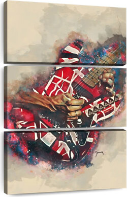 Elephant Stock Eddie Van Halen's Electric Guitar - ShopStyle Decor