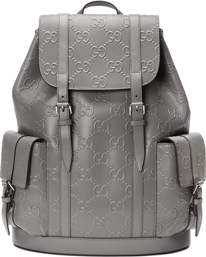 Gucci GG embossed backpack - ShopStyle