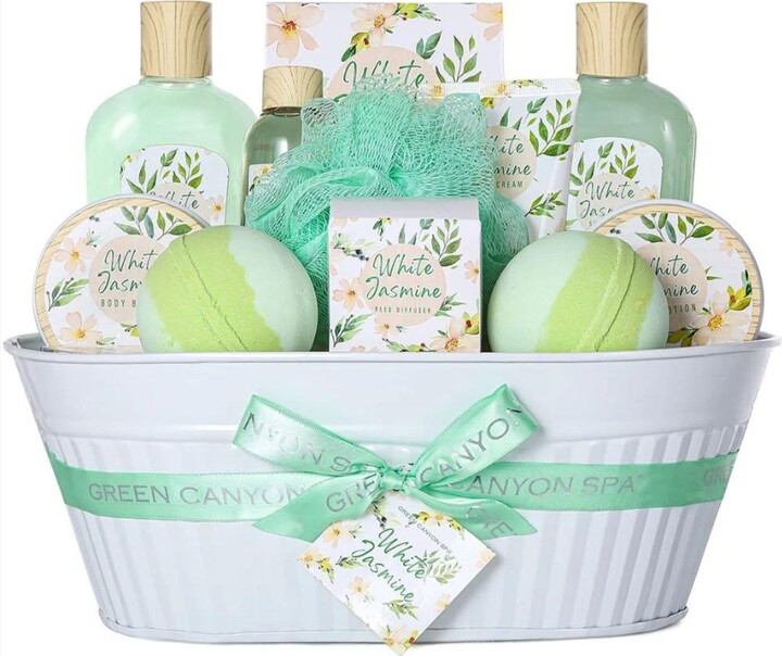 Living and Home 12 Pcs White Jasmine Essential Spa Gift Kits ...