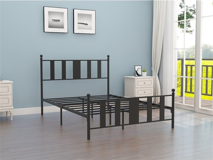 Full Size Metal Platform Bed for Bedroom - ShopStyle