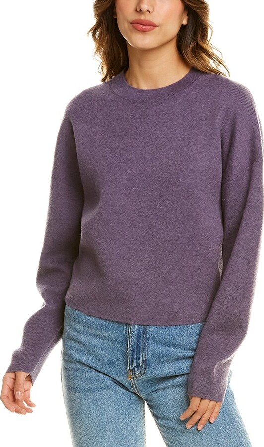 Vince Textured Double Knit Wool, Alpaca & Mohair-Blend Sweater - ShopStyle