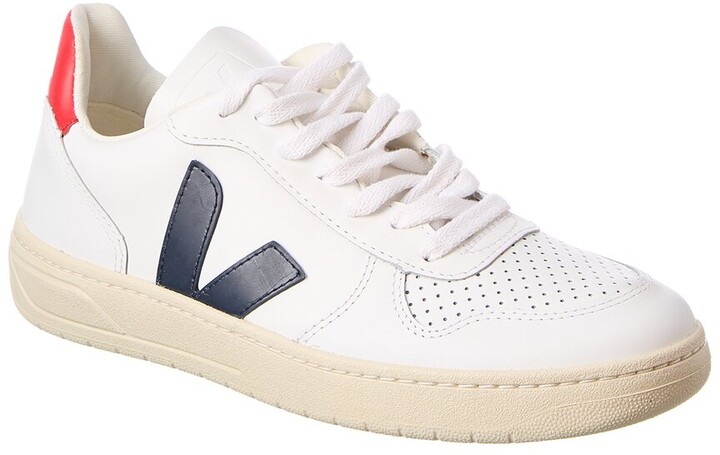 Veja V-10 Leather Sneaker - ShopStyle