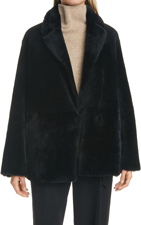 Vince Genuine Shearling Coat - ShopStyle