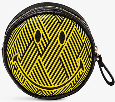 Seletti Mens Yellow/black Smiley Faux-leather Coin Purse - ShopStyle ...