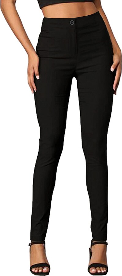 femiss Girls Black School Trousers Sizes 4 6 8 10 12 14 16 18 Women ...