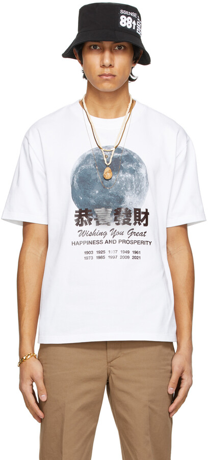 SSENSE WORKS SSENSE Exclusive 88rising White Night Market T-Shirt ...