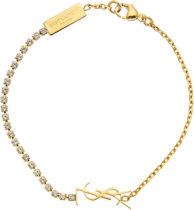 Saint Laurent Cassandre Charm Bracelet - ShopStyle