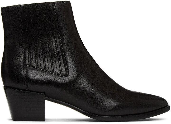 Rag & Bone Black Rover Boots - ShopStyle