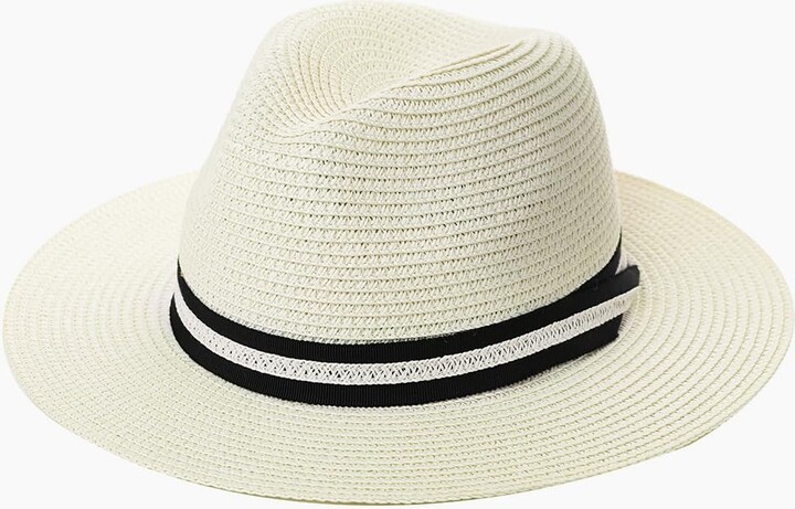 Comhats Sun Hats for Women Men Summer Panama Fedora Trilby Hat Ladies ...