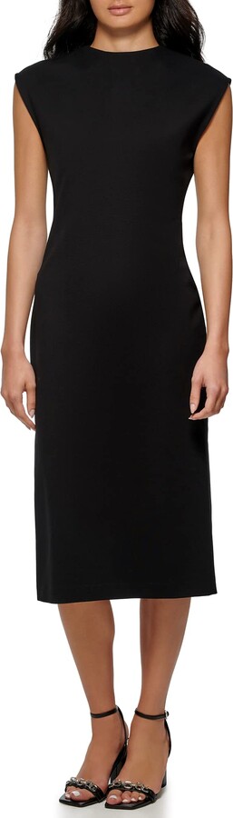 Calvin Klein Women's Ponte Formal Fitted Dress - ShopStyle