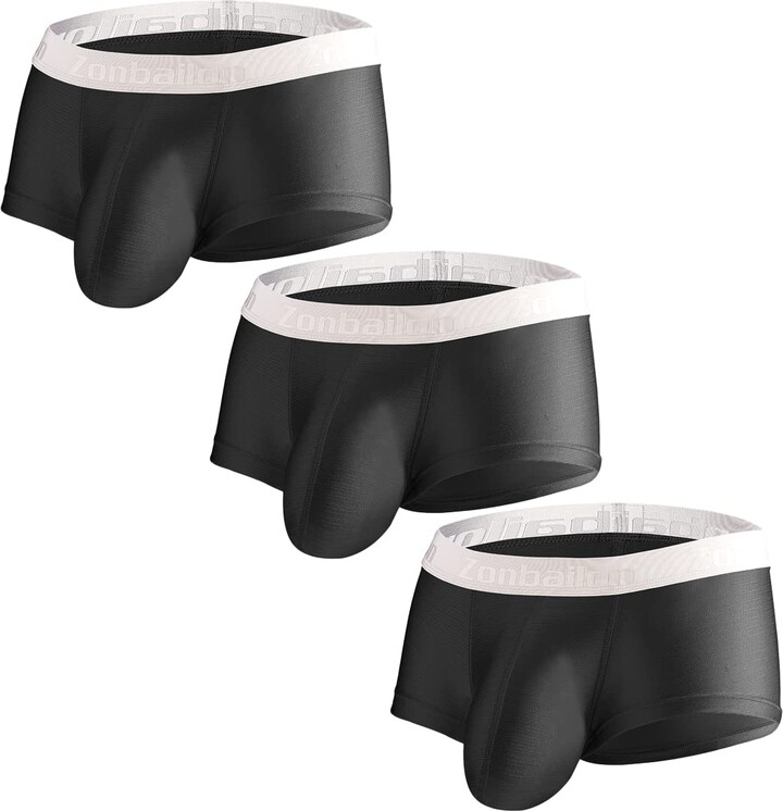 ZUOLAIYIN Bulge Enhancing Underwear Big Bulge Pouch Underwear Men Bulge ...