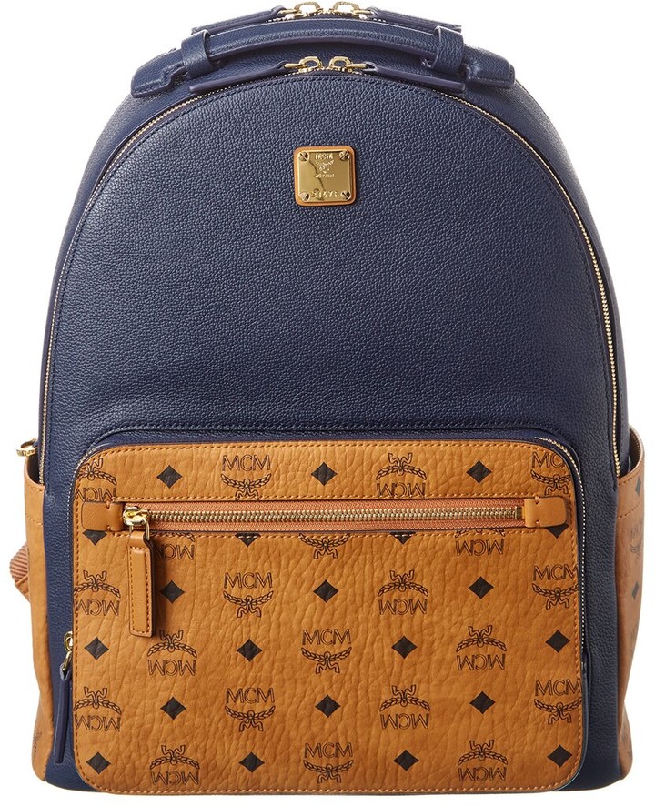 MCM Star Leather & Visetos Backpack - ShopStyle