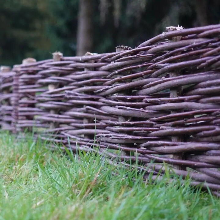 Woven Wood 8m - 8 Pieces Willow Lawn Edging - 20cm Height - ShopStyle ...