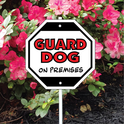 Imagine This Company Guard Dog on Premises Garden Sign - ShopStyle Cat ...