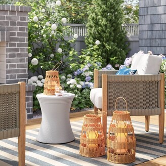 Threshold designed w/Studio McGee Battery LED Outdoor Lantern Light ...