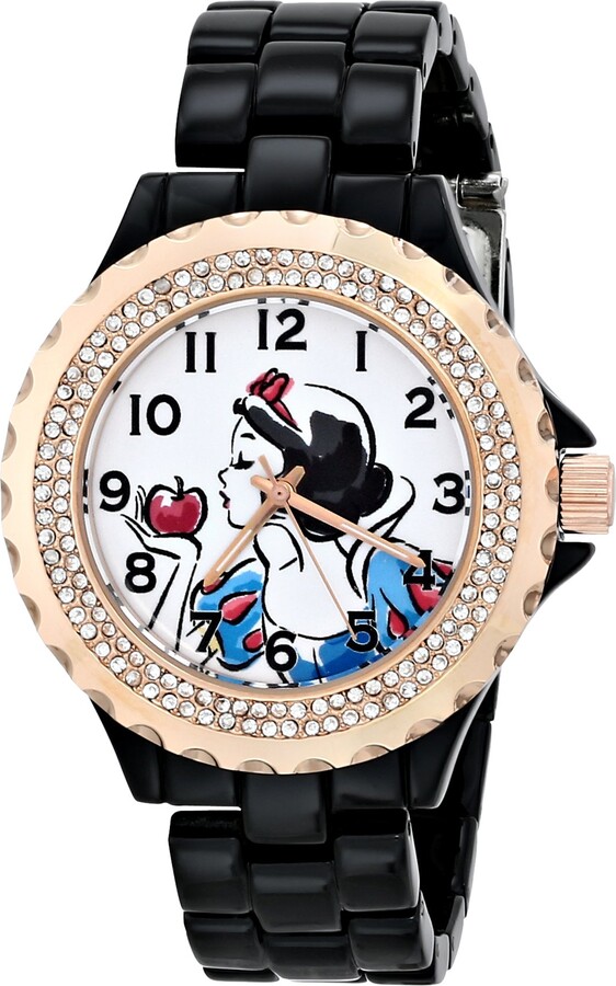 EWatchFactory Disney Adult Enamel Sparkle Analog Quartz Bracelet Watch ...