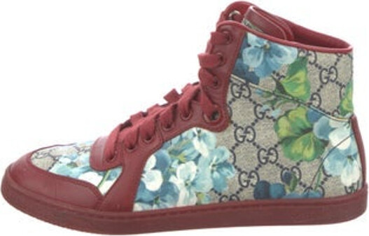 Gucci Floral Print Sneakers - ShopStyle