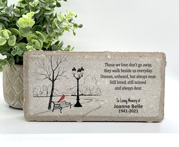 Etsy Memorial Stone - Sympathy Gift Bereavement Funeral Cardinal ...