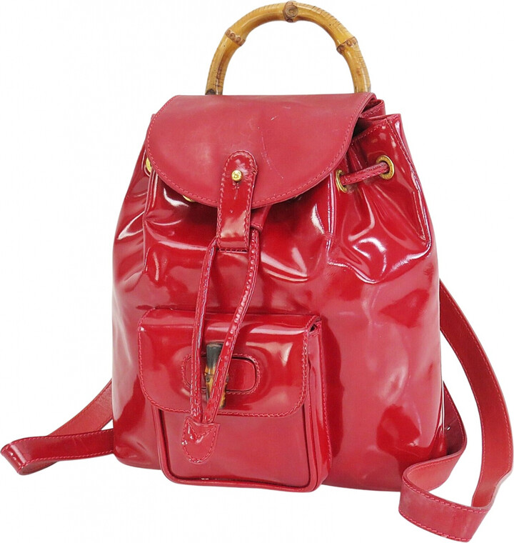 Gucci Patent leather backpack - ShopStyle