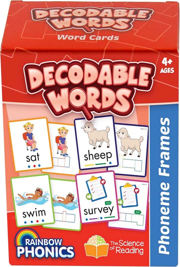 Junior Learning Rainbow Phonics - Decodable Words Word Cards - ShopStyle