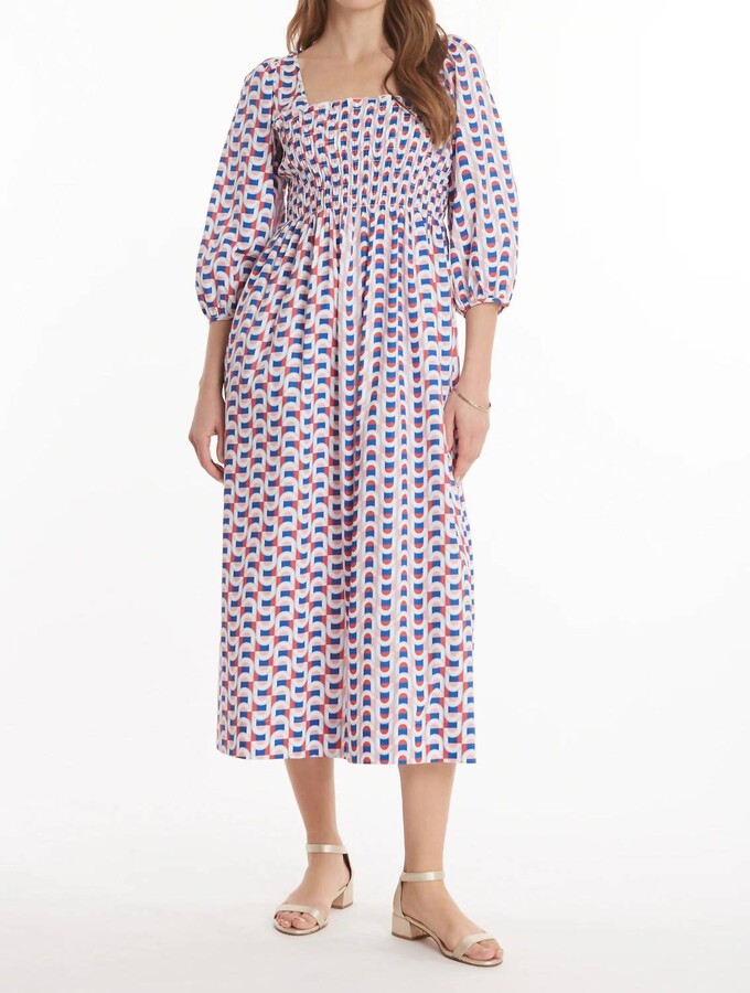 Tyler Boe Camila Midi Dress In Multi - ShopStyle