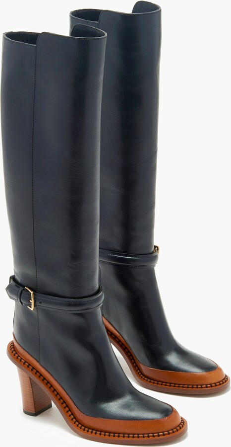 Ulla Johnson Noir Devon Knee High Boot - ShopStyle